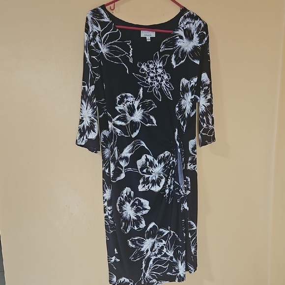 Robbie Bee | Dresses | Robbie Bee Black And White Sheath Dress 34 ...